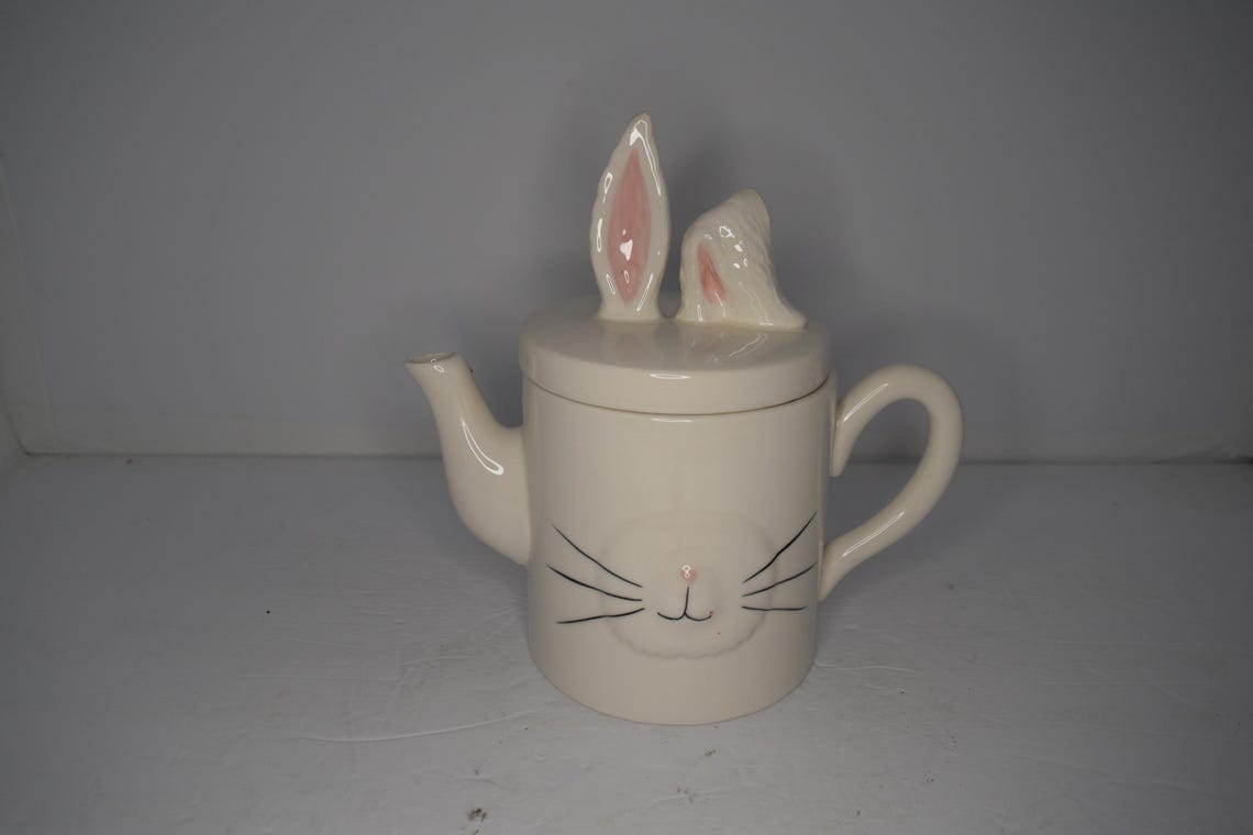 Magenta 3d Rabbit Ear Tea Pot See Description - Etsy