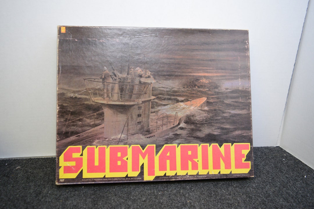 Avalon Hill 707 Submarine Board Game Missing Counters Incomplete - Etsy