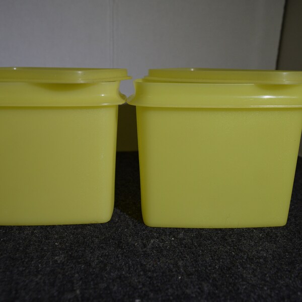 Yellow Tupperware - Etsy