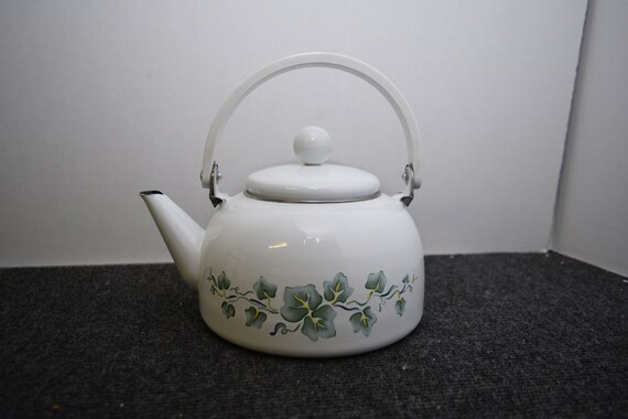 Corelle Pattern Callaway Ivy Style Enamel Tea Kettle Overall - Etsy