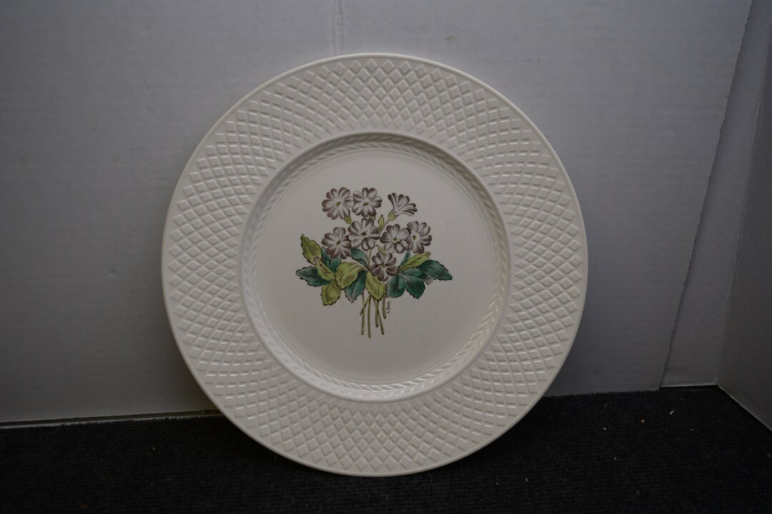 Spodes Mansard Copeland 11" Dinner Plate Floral Primula Flower Spode - Etsy