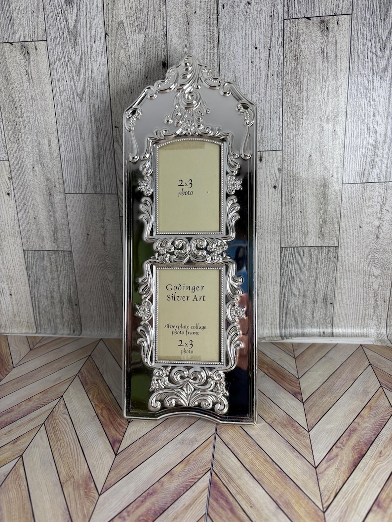 Godinger Silver Art Silverplate Collage Photo Frame 2"x3" - Etsy