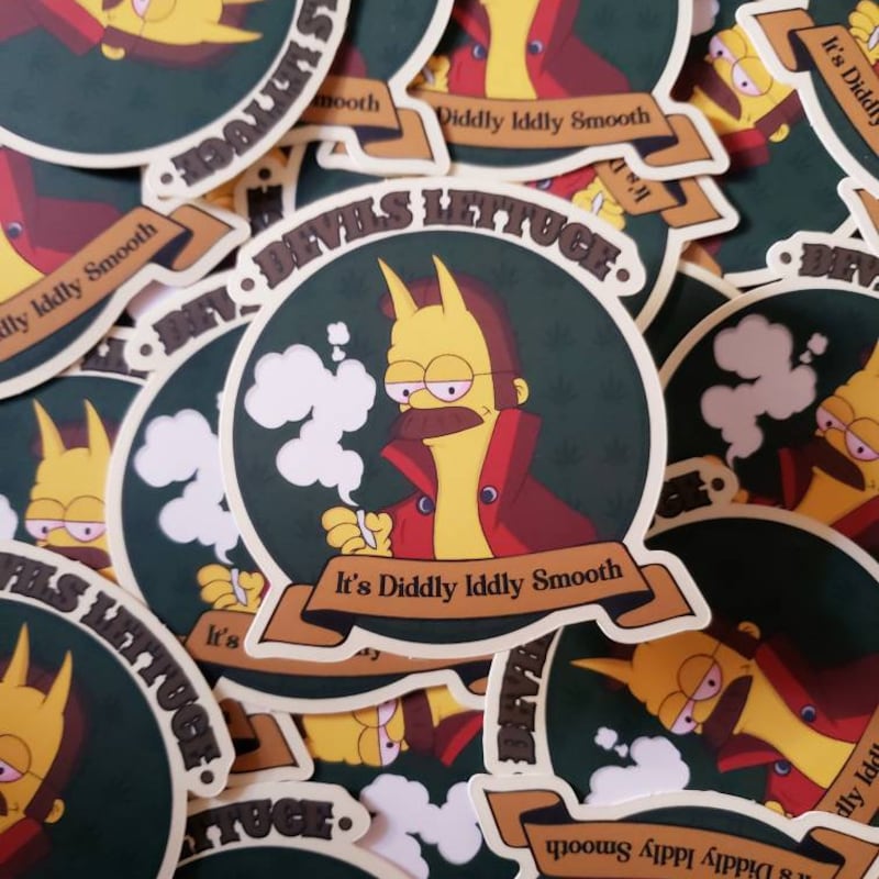 The Simpsons Weed - Etsy