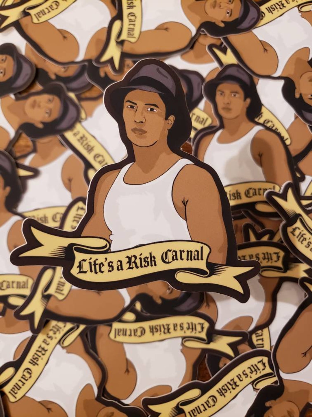 Life's a Risk Carnal Blood in Blood Out Sticker - Etsy