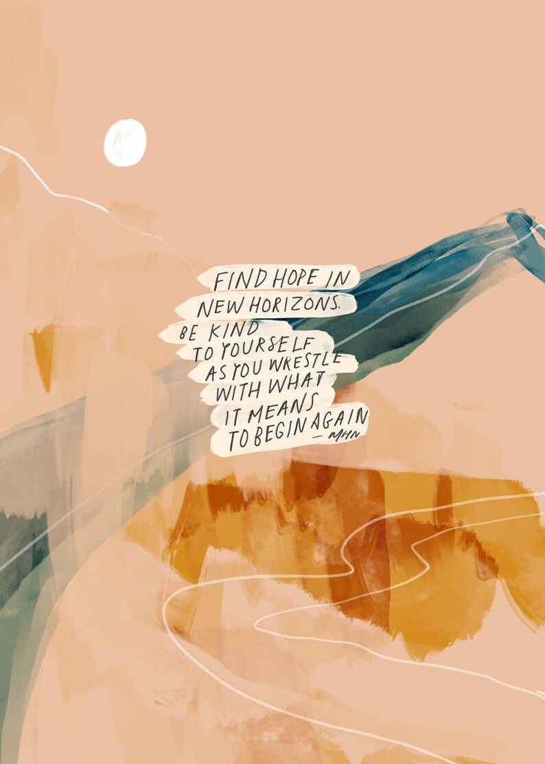 Find Hope in New Horizons Instant Download Digital Print - Etsy