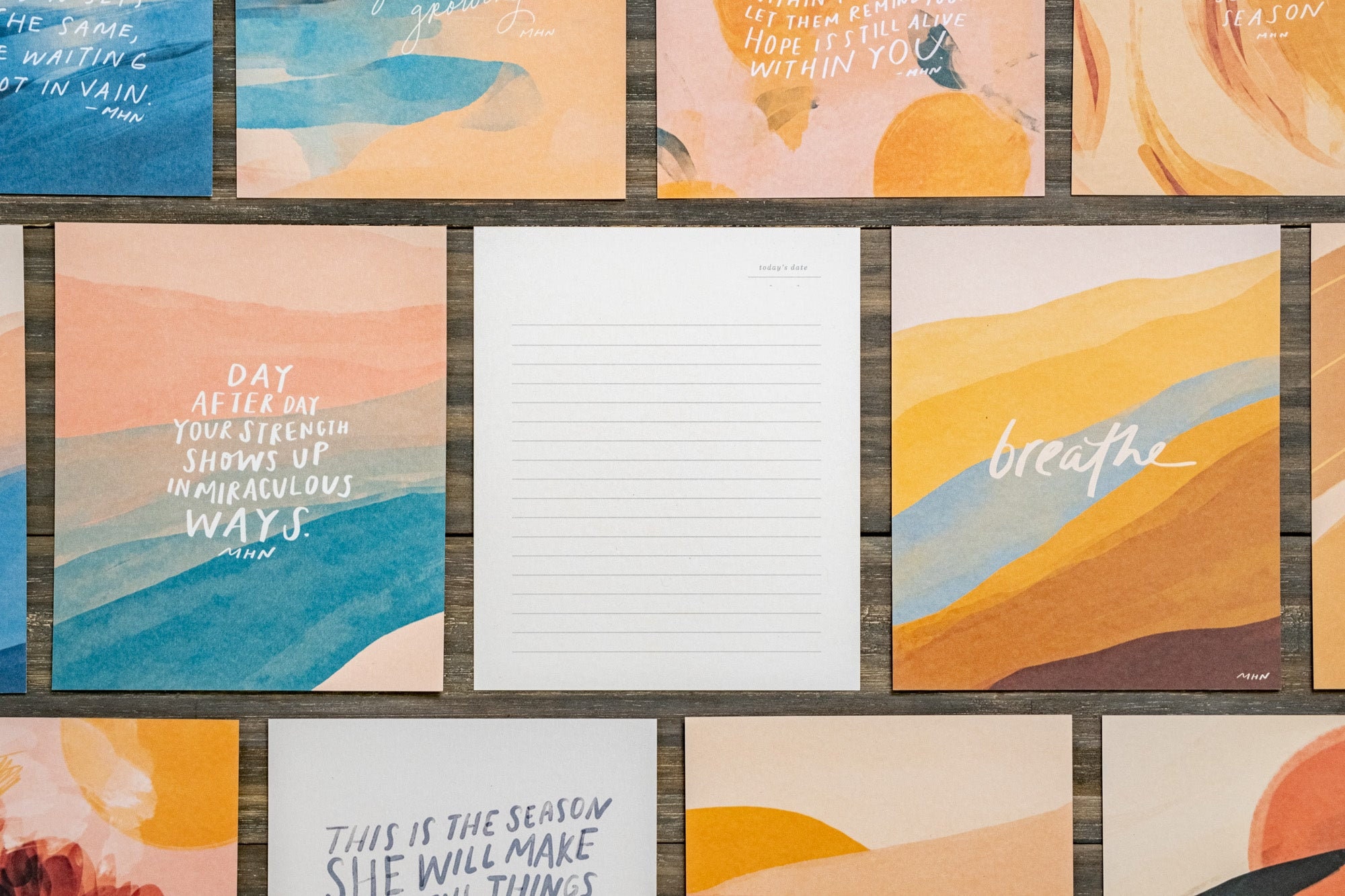 52-week Affirmation Cards - Etsy