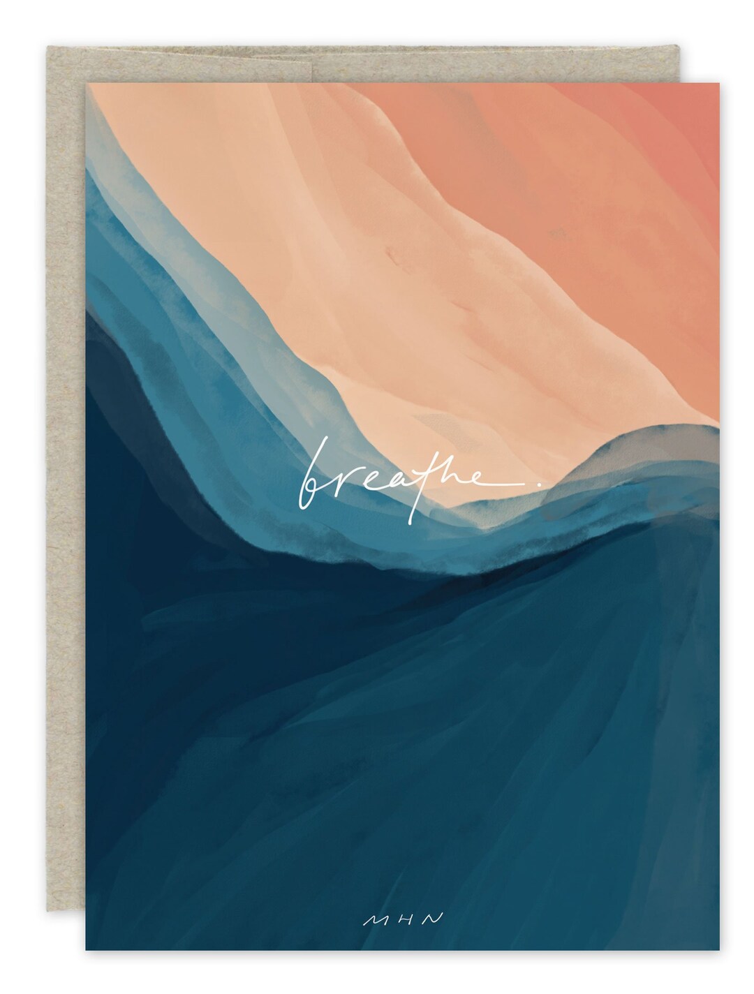 Breathe" Encouragement Card - Etsy