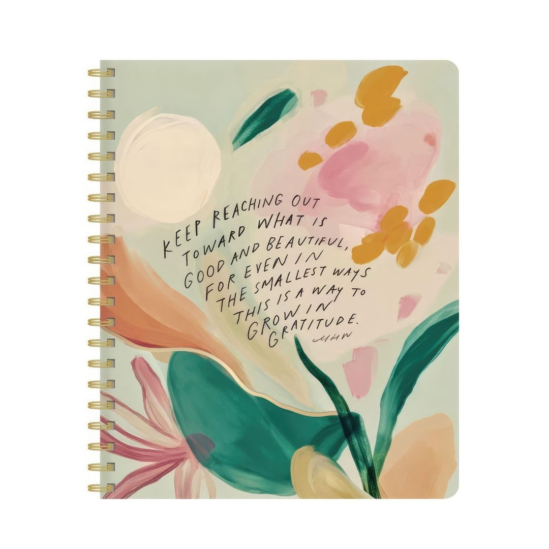 Grow in Gratitude" Large Spiral Journal - Etsy