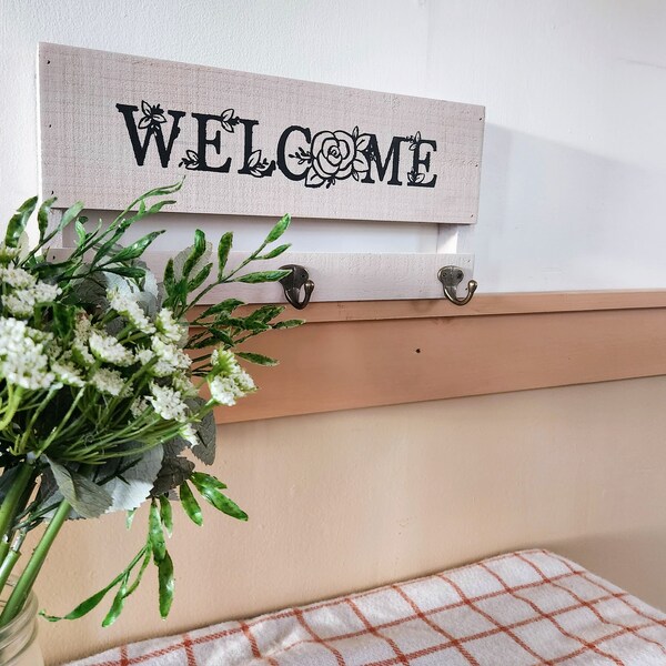 Rustic Key Hook - Etsy