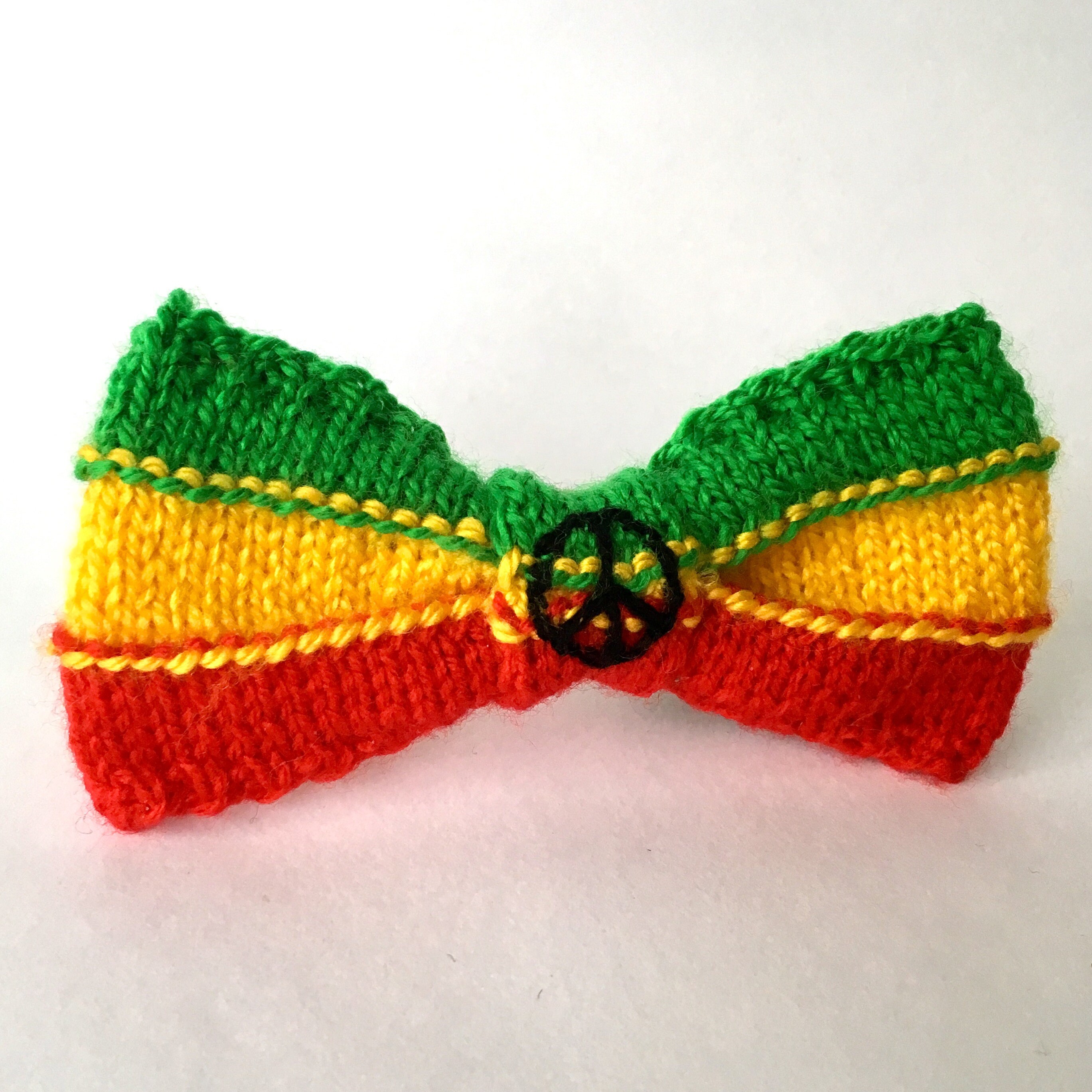 Bow Tie Wool Bow Tie Wooly Bow Tie Rasta Bow Tie Rasta - Etsy