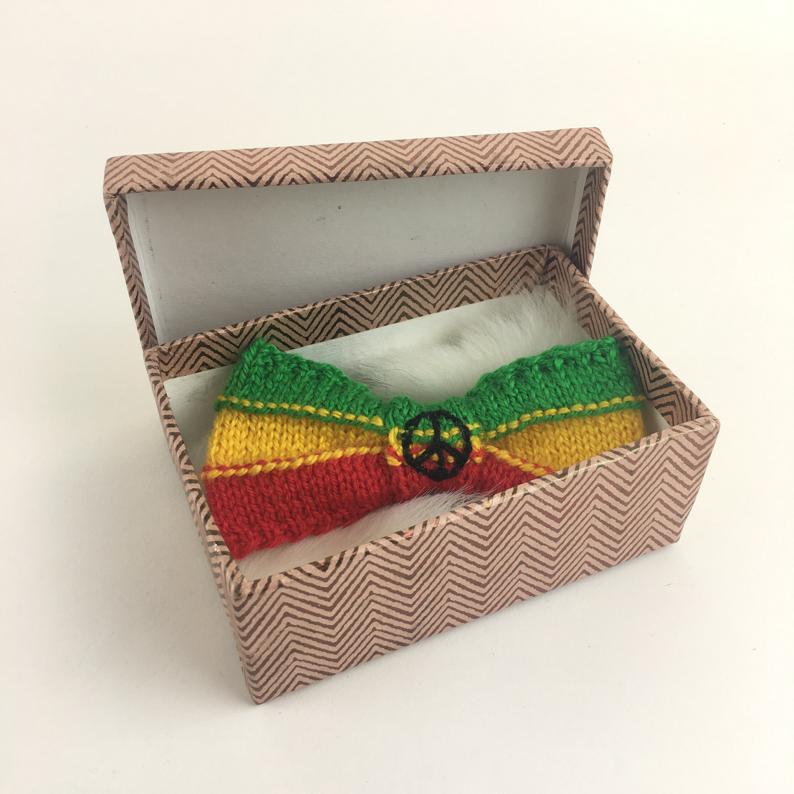 Bow Tie Wool Bow Tie Wooly Bow Tie Rasta Bow Tie Rasta - Etsy