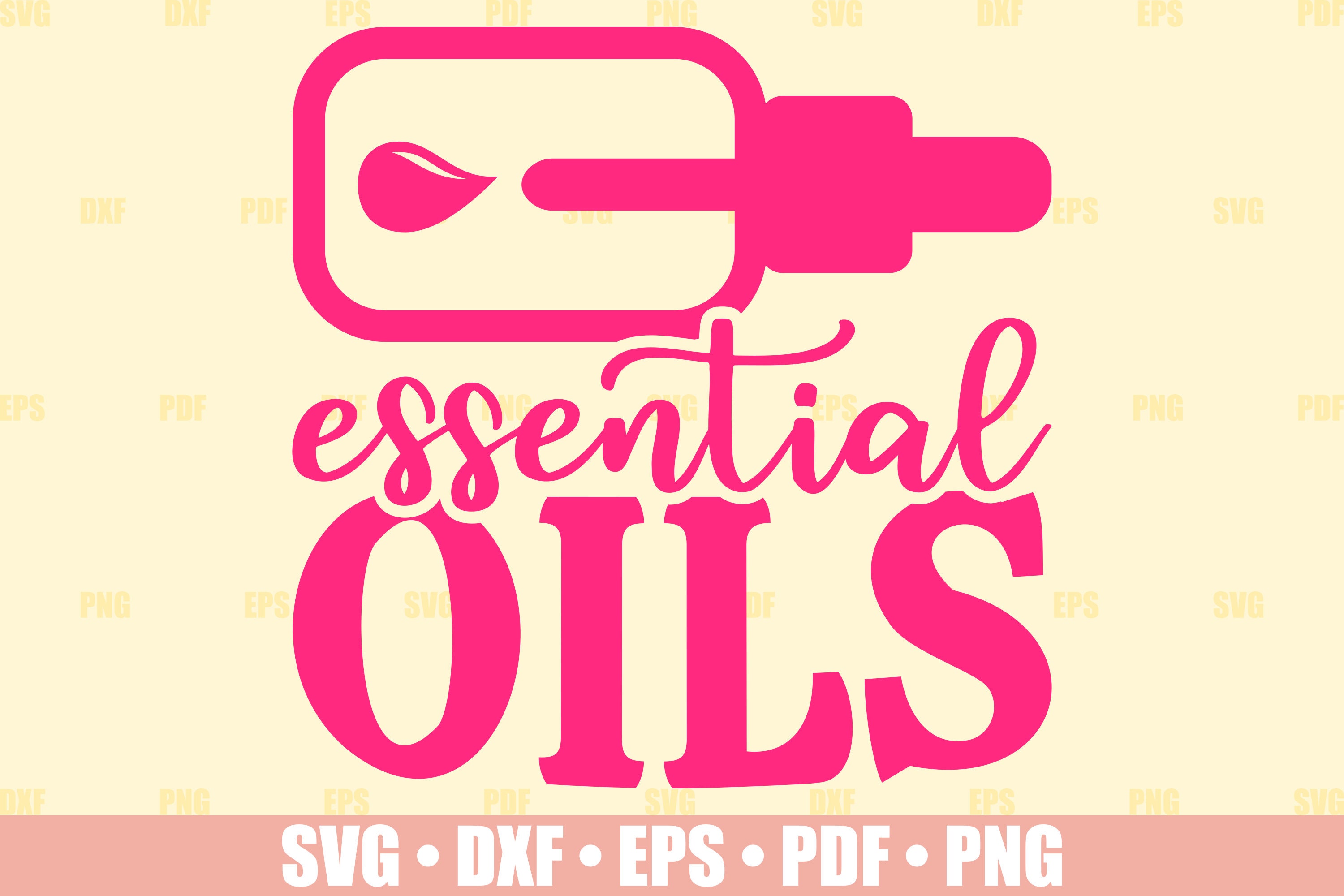 Essential Oils SVG file for Cricut Oils svg cut file Therapy | Etsy