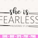 She is Fearless SVG Files for Cricut She is Strong Svg Cut - Etsy