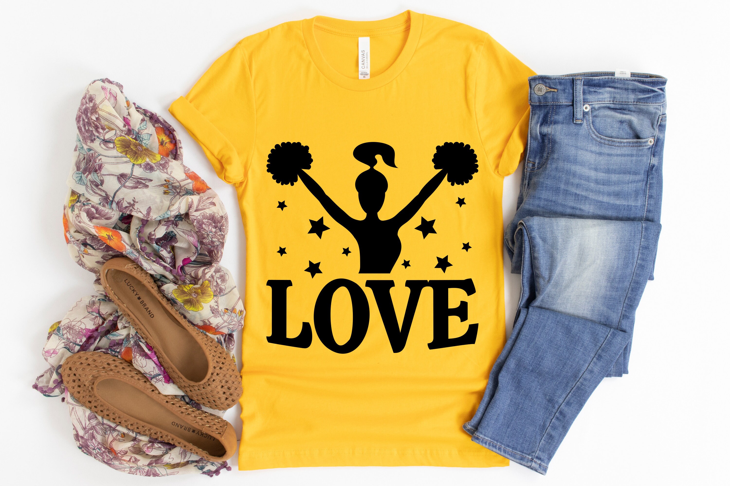 Cheerleader Love SVG Cheer SVG Cut File Cheerleader SVG | Etsy