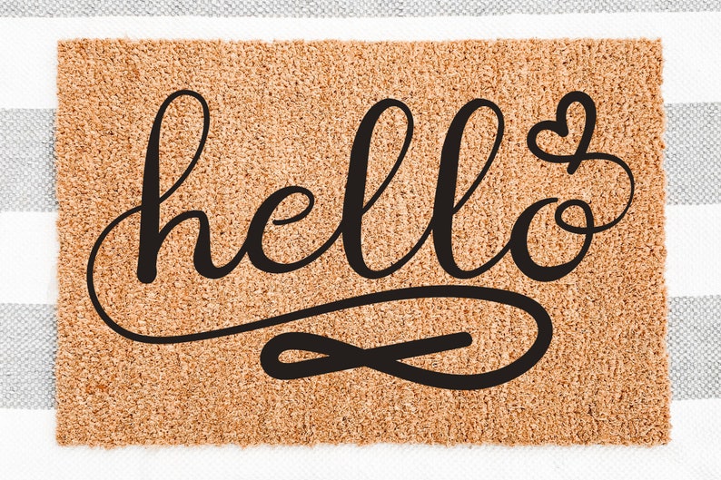 Hello SVG Doormat Doormat Signs SVG Door Mat Quotes SVG - Etsy