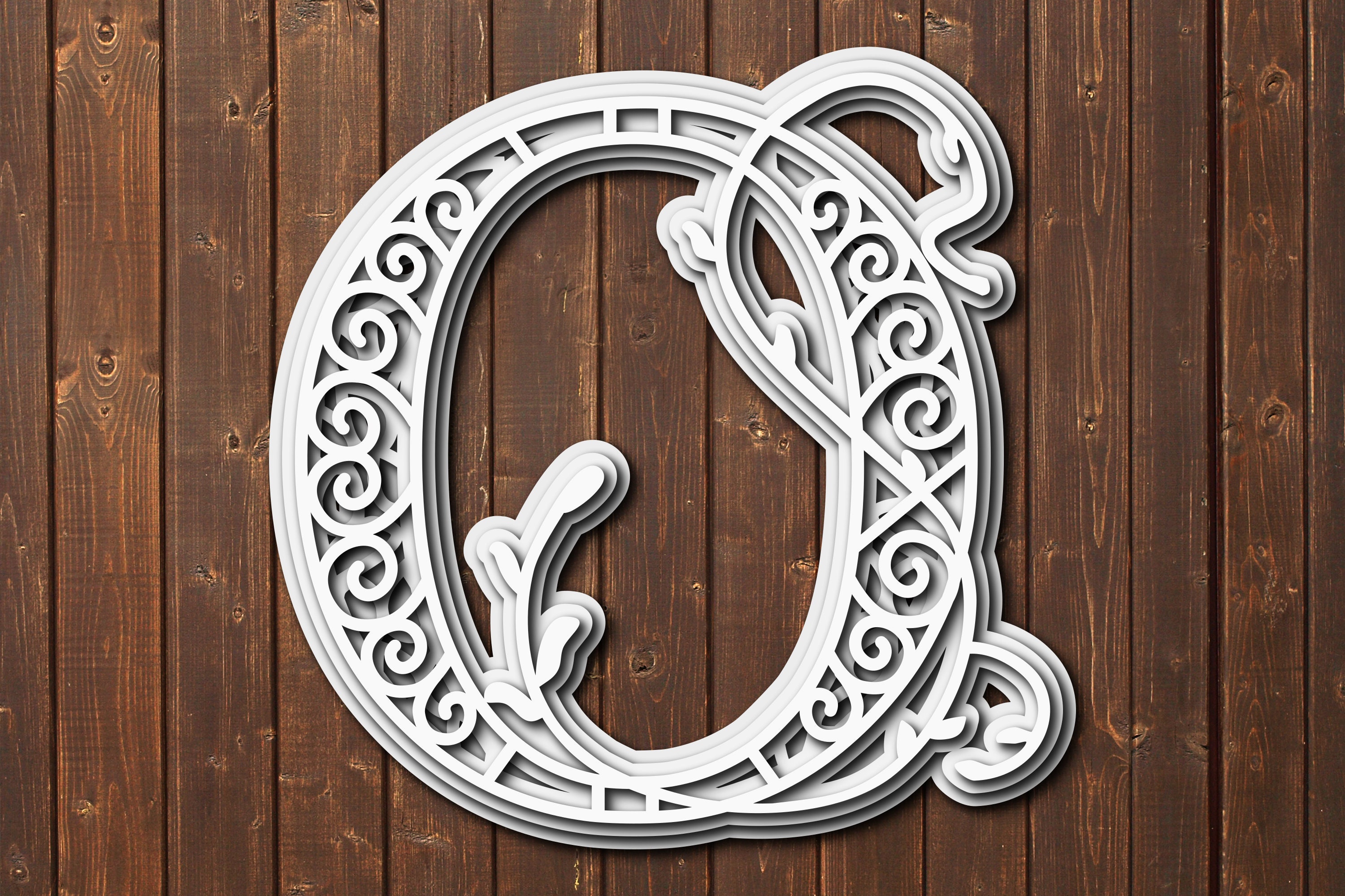 Letter O Laser Cut File SVG Floral Letter SVG Glowforge Svg - Etsy UK
