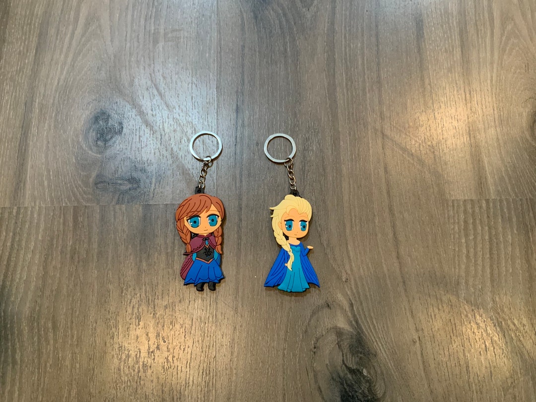 Frozen Key Chains Anna Elsa - Etsy