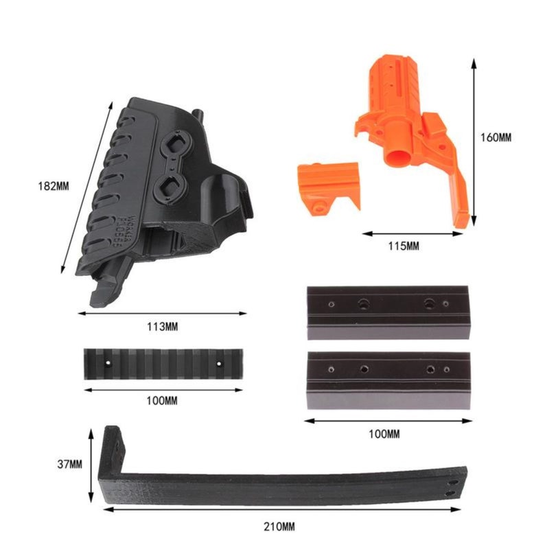 Worker F10555 3D Printing XM8 Front Tube Kits for Nerf Stryfe | Etsy