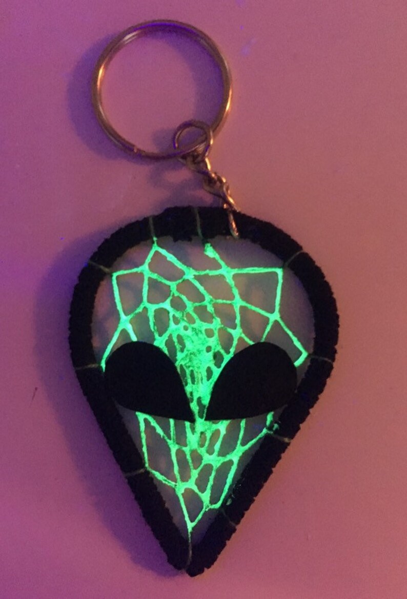 Alien keychain | Etsy