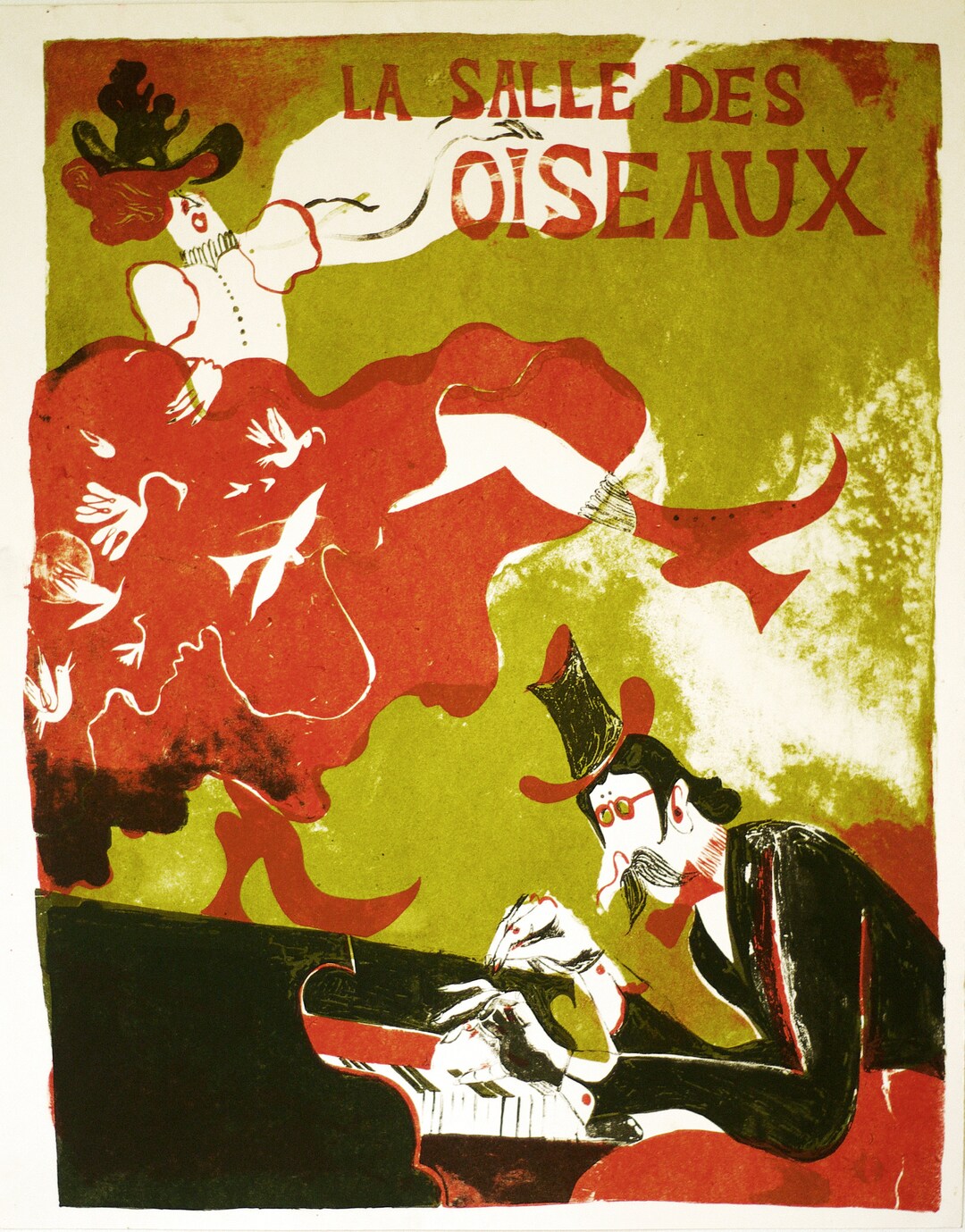 Large Lithograph Art Print - Etsy