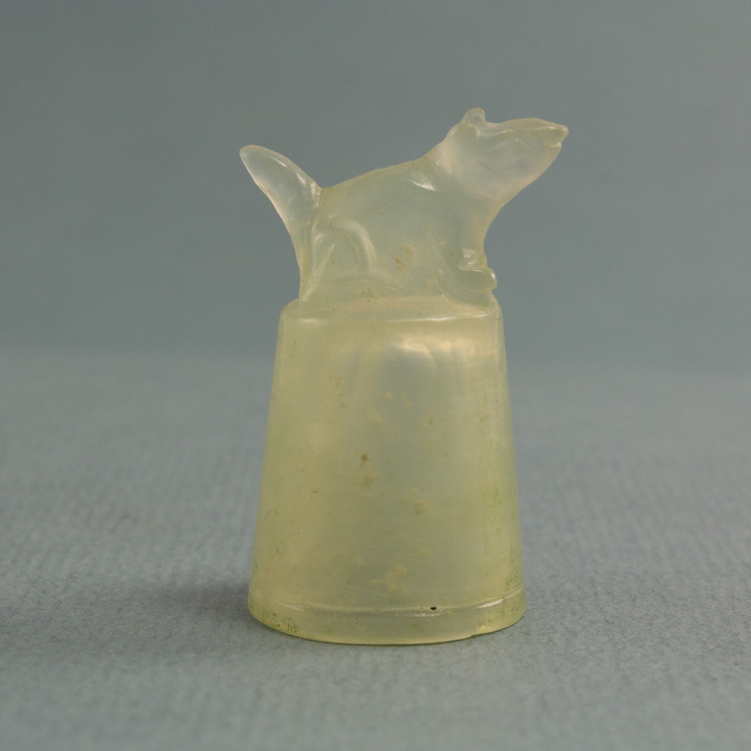 Thimble Quartz Chrystal White Sewing Collecting - Etsy UK