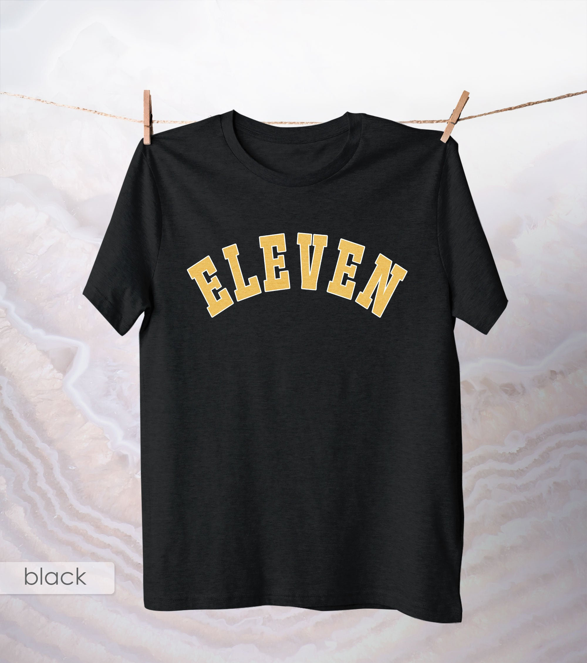 Eleven Yellow Number Clothing / Youth Shirt Hawkins Middle | Etsy