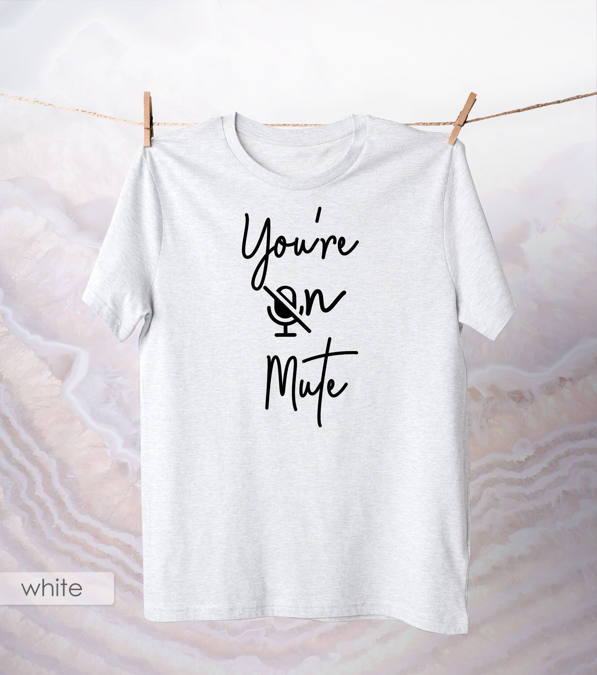 You Are on Mute T-shirt / Work From Home Apparel / Funny Conference ...