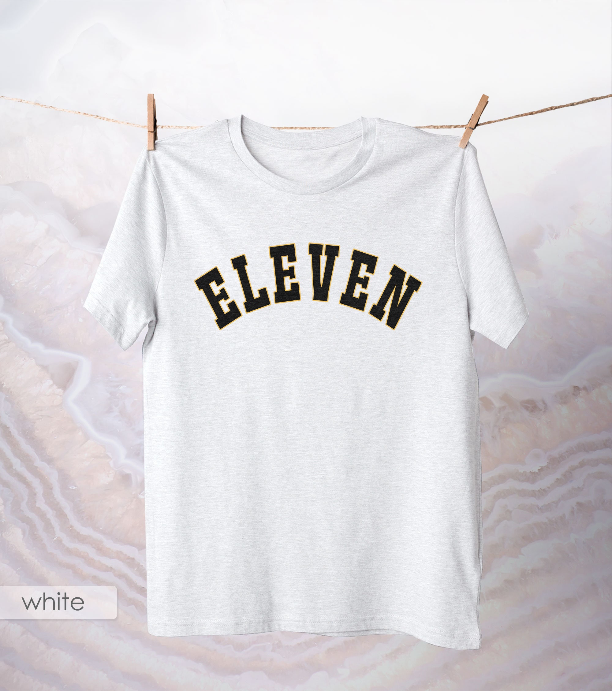 Eleven Yellow Number Clothing / Youth Shirt Hawkins Middle | Etsy