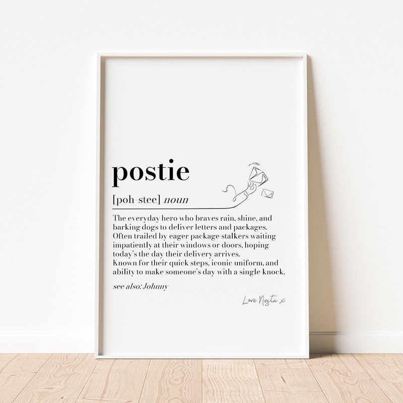 Thank You Postman - Etsy