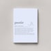 Personalised Postman Definition Print: Postie/postwoman Thank You Gift ...