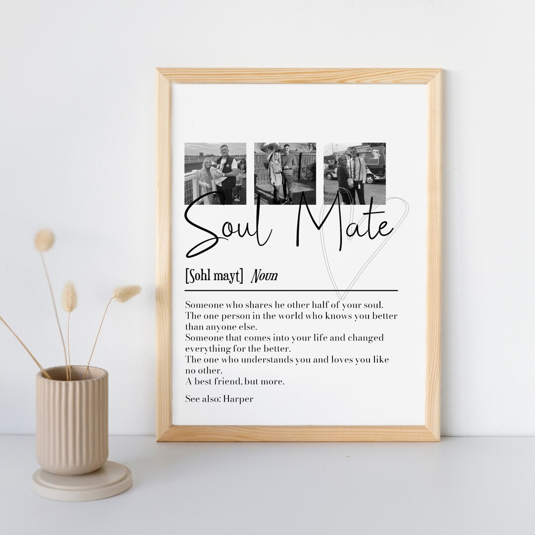 Personalised Couple Picture Collage Memorable Gift for Spouse, Gift for ...