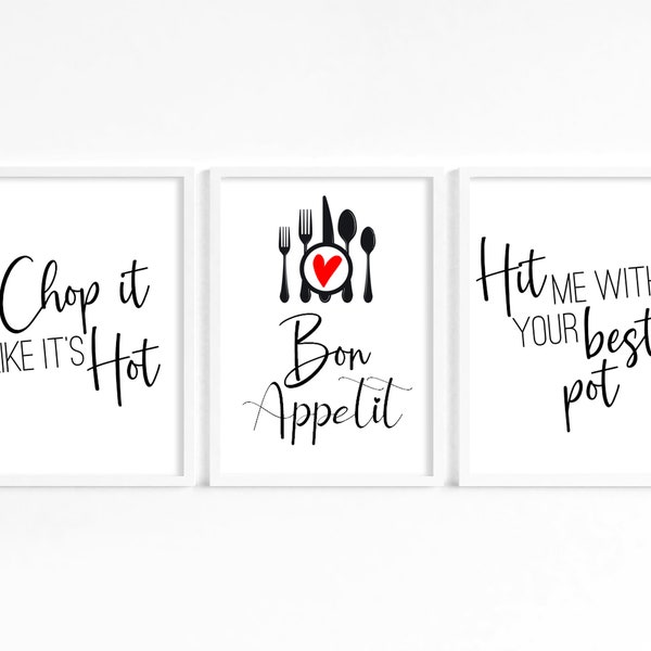 Funny Kitchen Art - Etsy UK