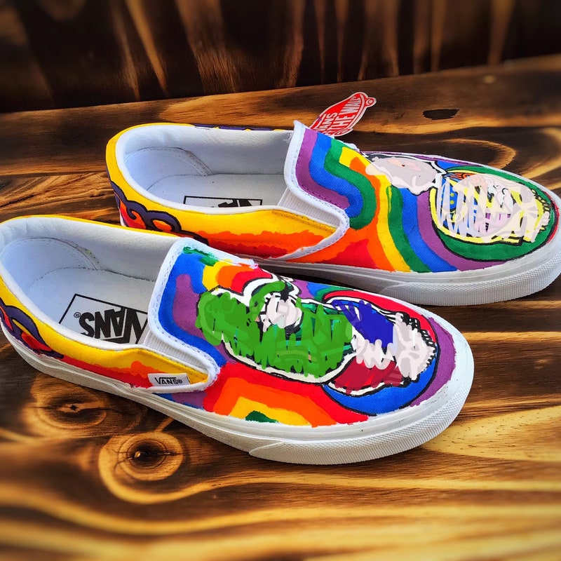 Custom Painted Vans - Etsy