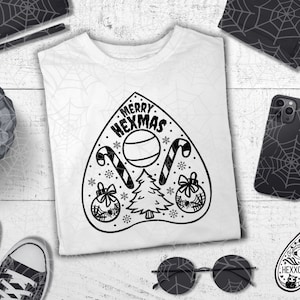 Witchy Christmas Ouija Merry Hexmas SVG | Gothic Christmas SVG | Christmas Clipart | Gothic SVG ...