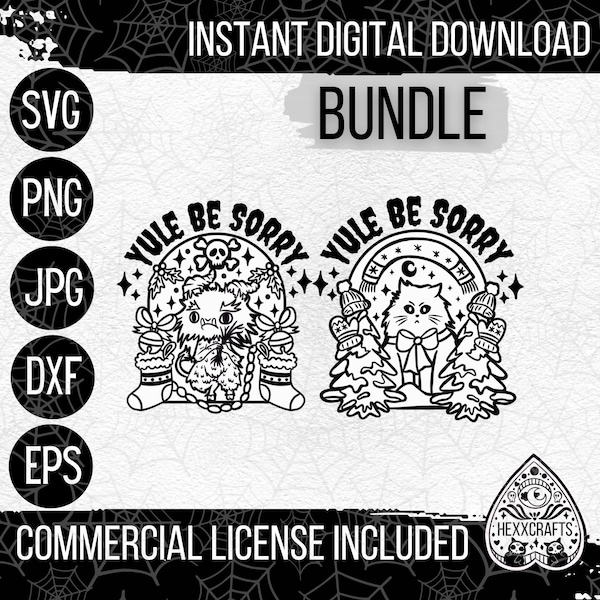 Yule Svg File - Etsy