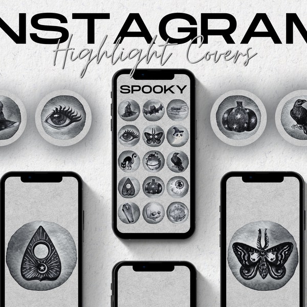Gothic Instagram Template - Etsy