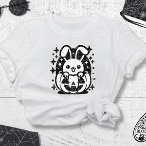 Witch Bunny in Pumpkin SVG | Gothic Easter SVG | Cricut Svg | Gothic ...