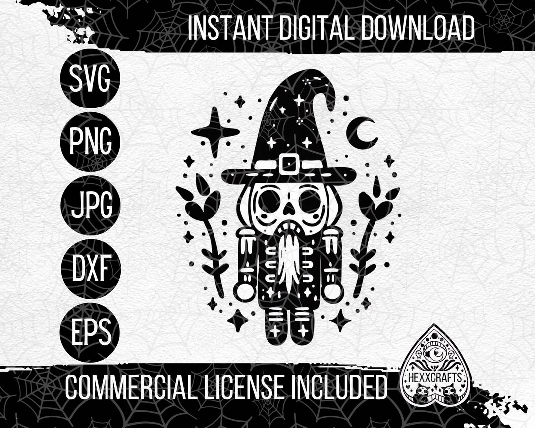 Gothic Nutcracker SVG | Gothic Christmas SVG | Christmas Cutting ...
