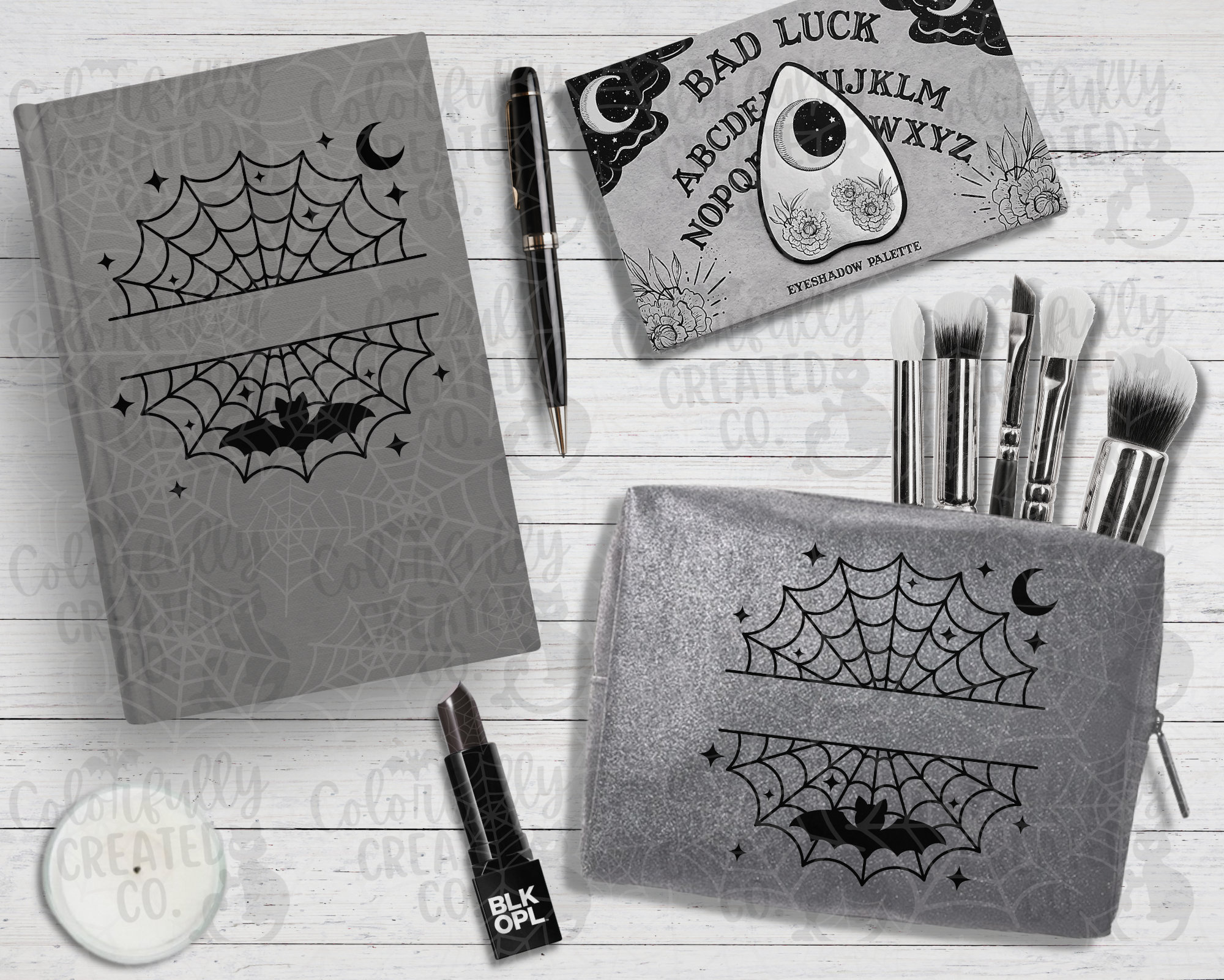 Spider Web Monogram SVG Gothic SVG Goth Svg Spooky - Etsy UK