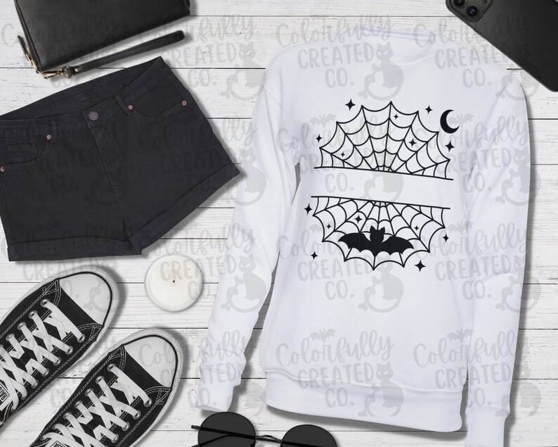 Spider Web Monogram SVG Gothic SVG Goth Svg Spooky - Etsy