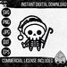 Gothic Christmas Santa Santa SVG | Gothic Christmas SVG | Christmas ...
