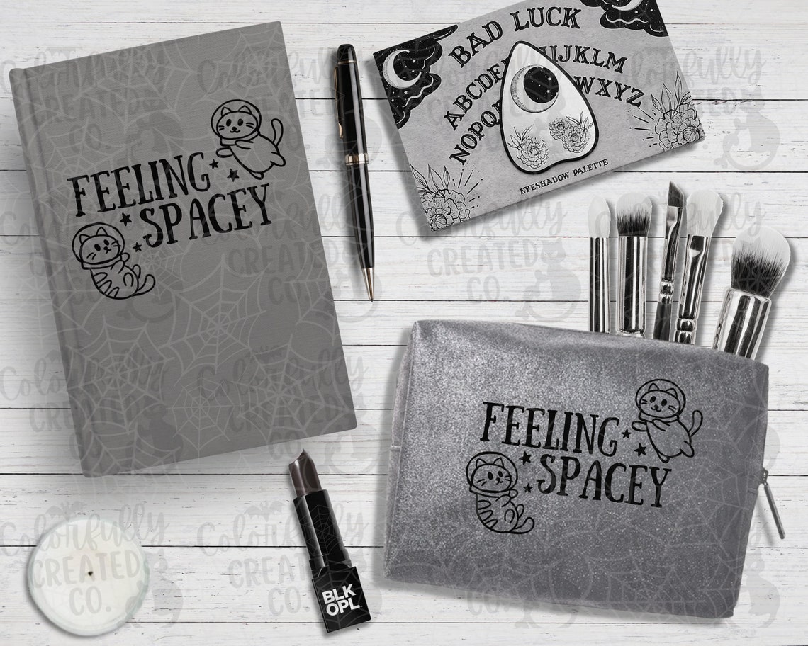 Feeling Spacey SVG Astronaut Cat SVG Cat Svg Space - Etsy