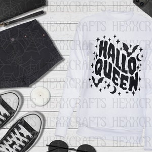 Halloqueen SVG Cute Pastel Gothic SVG Cricut Svg Witchy Cutting Files ...