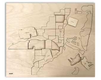 Puzzle Places Wood Boston Map Puzzle Jigsaw Puzzle Boston - Etsy