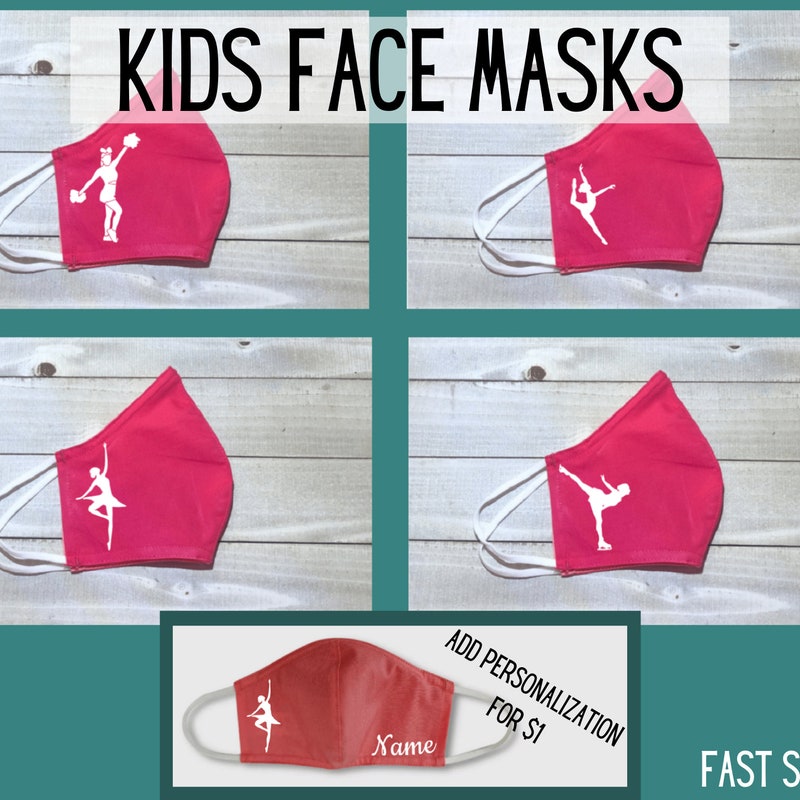 Cheer Face Masks - Etsy