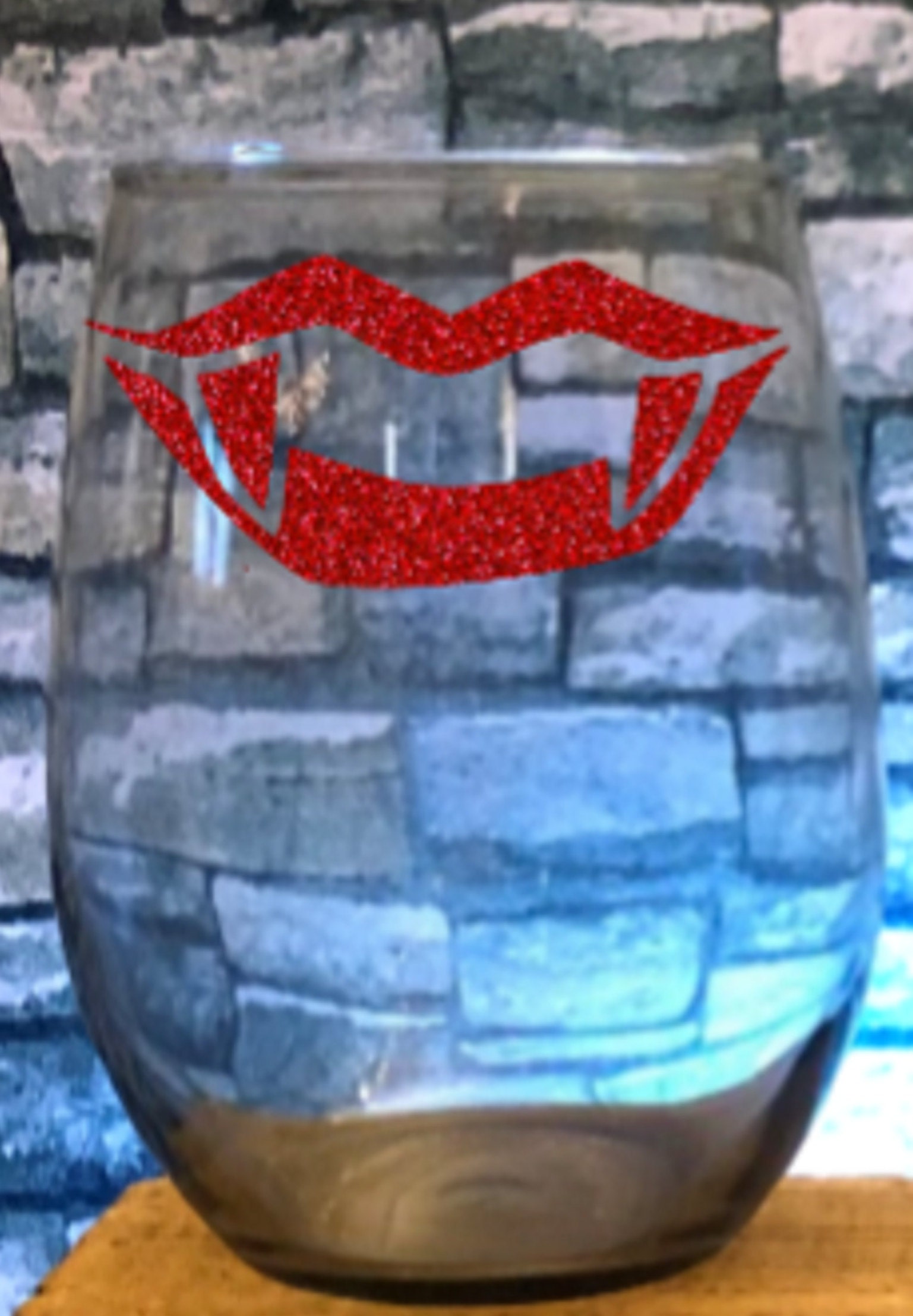 Vampire Wine Glasses, Vampire Glass, Funny Stemless Wine Glasses ...