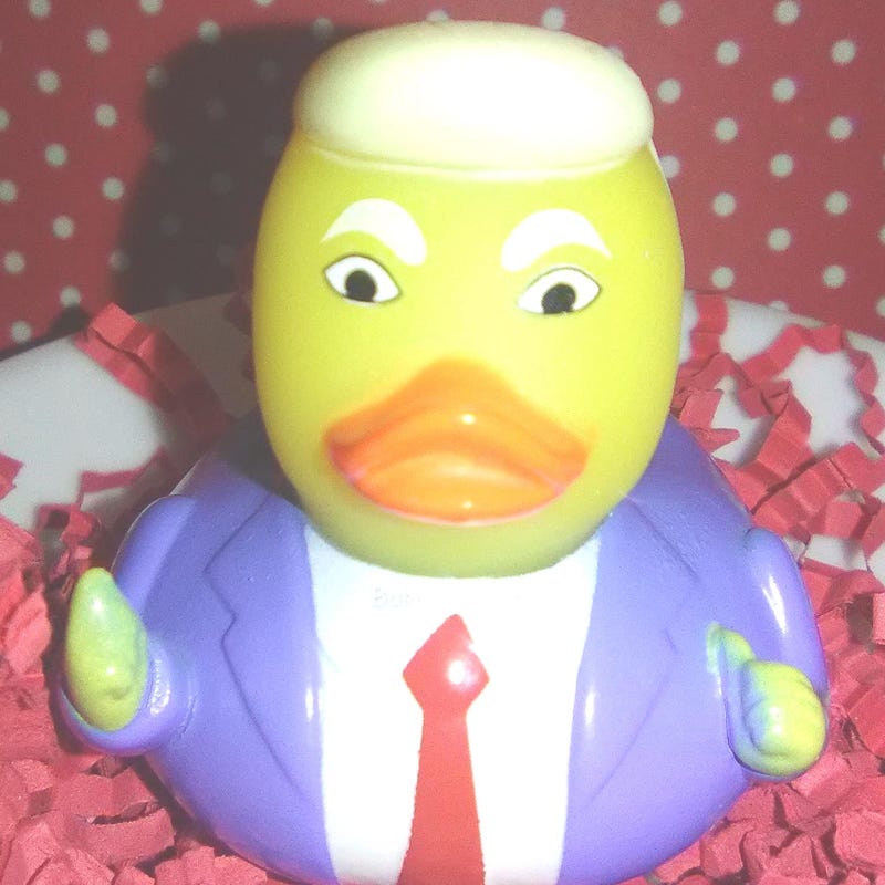 Trump Rubber Duck - Etsy