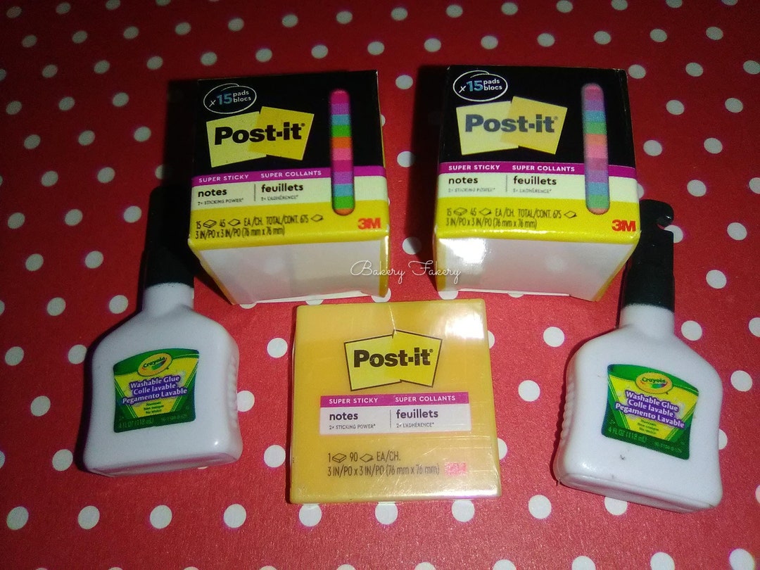 5 Pc Set Refrigerator Magnets Office Supplies, Post It Notes, Washable ...