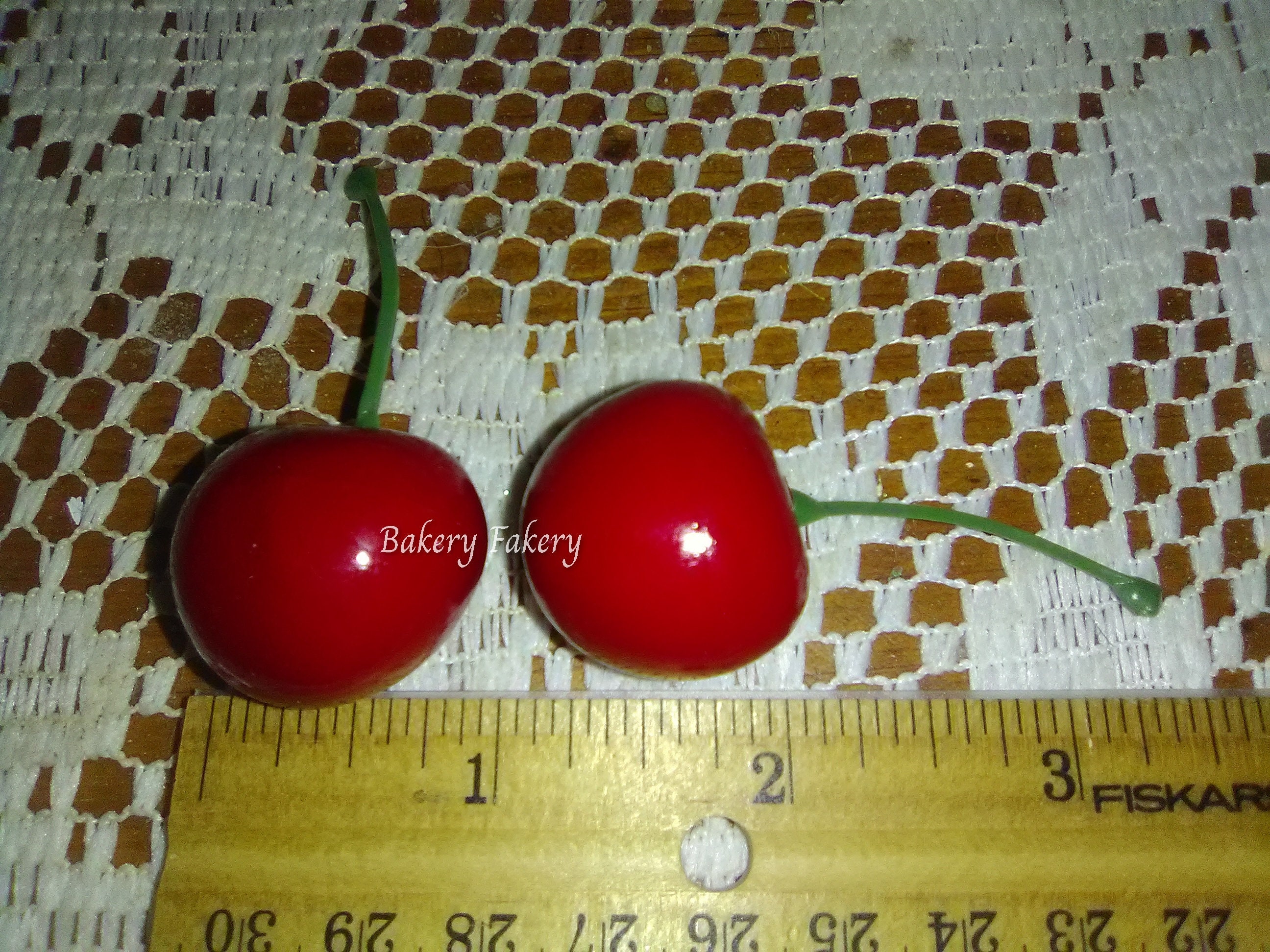 Fake Cherries Artificial Large Cherries Cherries for Cakes - Etsy UK