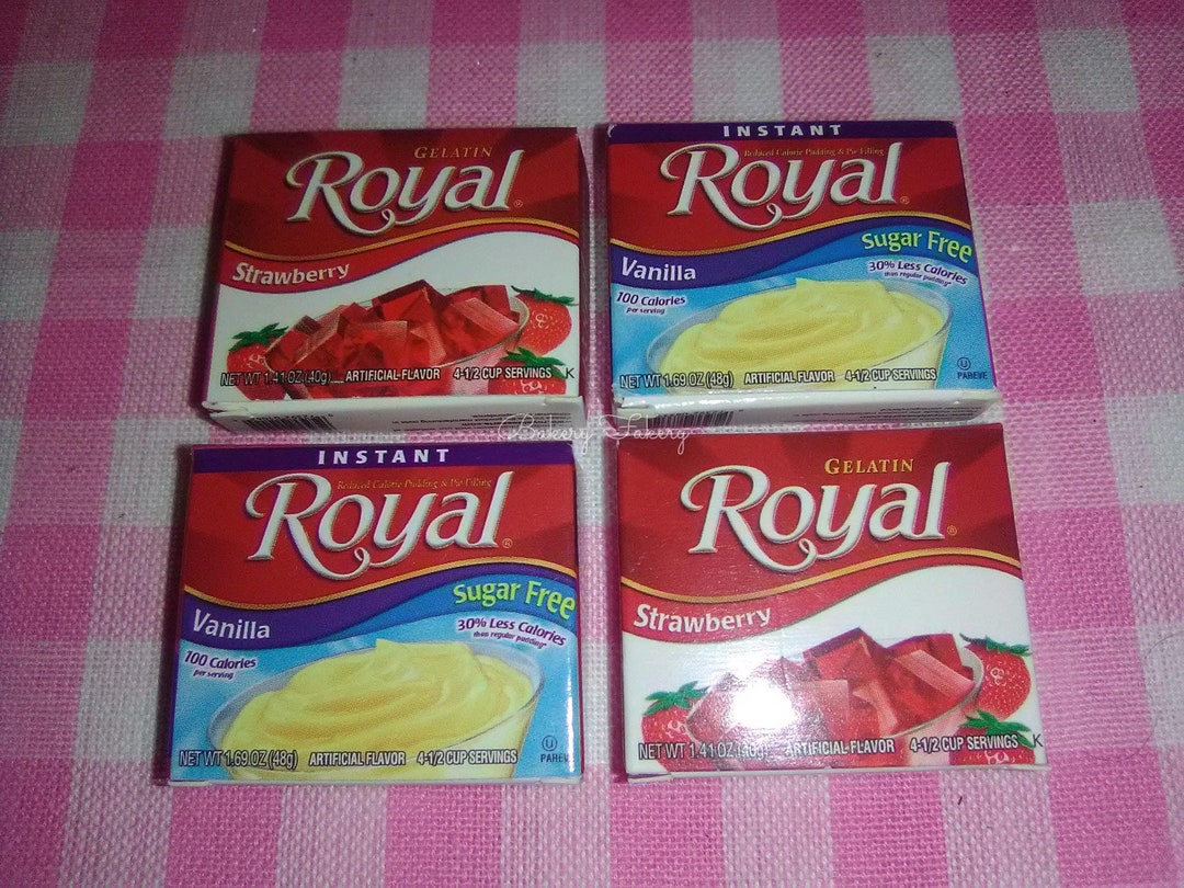 Mini Jello or Pudding Dollhoouse Food Toys, Barbie Doll Snacks - Etsy